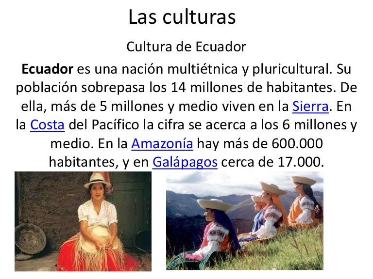 Las culturas del ecuador