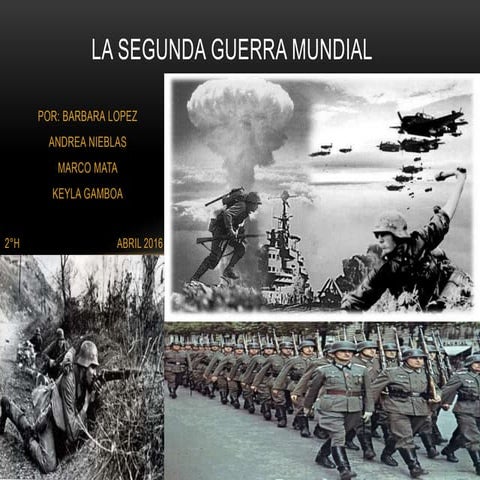 La segunda guerra mundial | PPTX