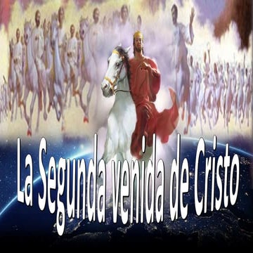 LA SEGUNDA VENIDA DE CRISTO, DEL PESEBRE A LA GLORIA | PPTX