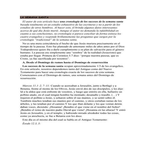 Guia de temas para semana santa | PDF