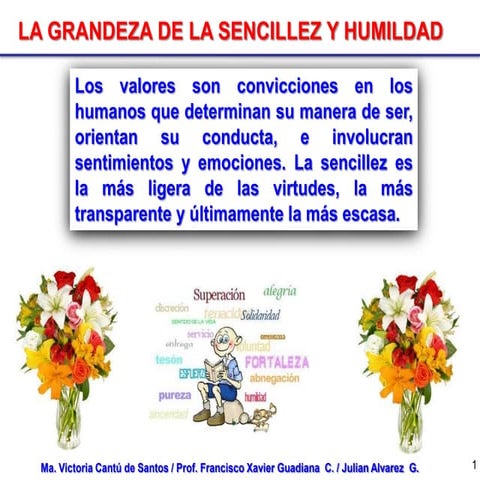 La sencillez final | PPSX