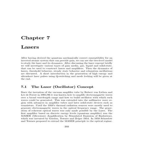 Laser | PDF | Physics | Science
