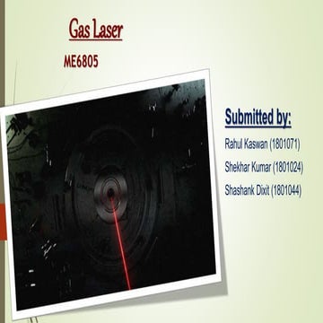 co2 laser construction and working pdf ppt | PDF