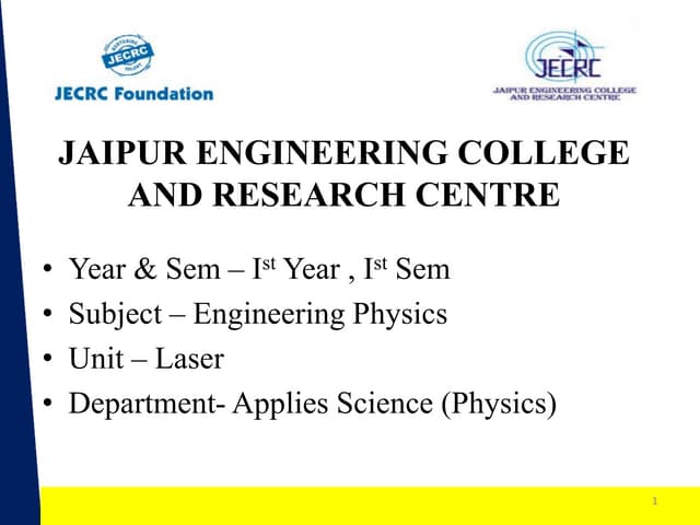 Laser matter interaction | PPTX