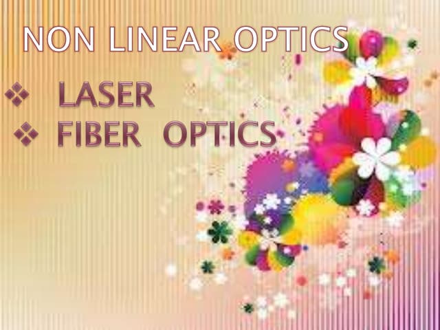 Introduction to laser | PPTX | Physics | Science
