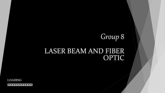 LED and LASER source in optical communication | PPTX