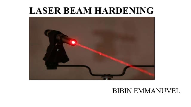 Laser shock peening presentation | PPTX | Physics | Science