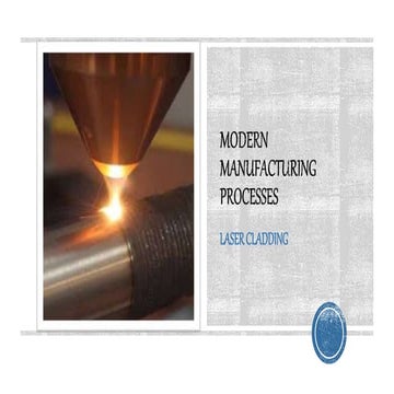 Laser cladding | PPTX
