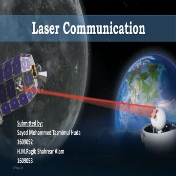 Laser communication | PPTX