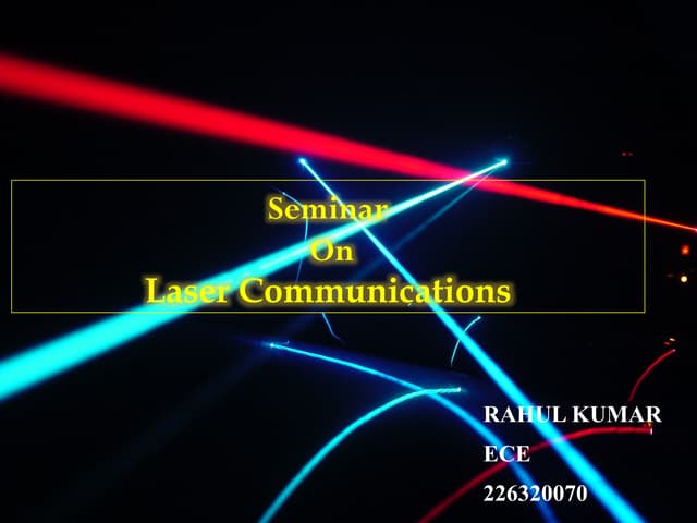 laser communication theory ppt with all .pptx