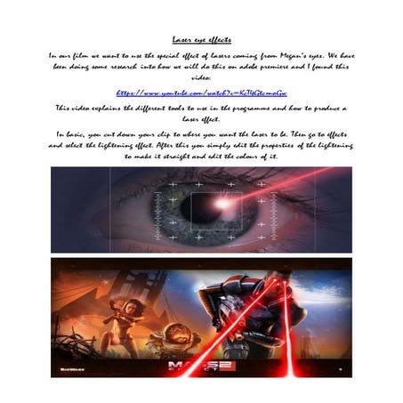 Laser eye effects | PDF
