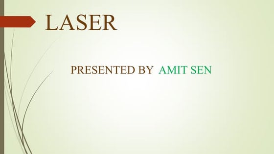 Nd-YAG Laser | working and construction | PPT