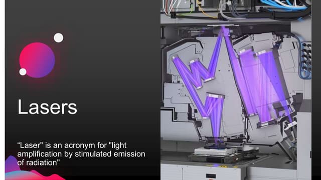 Principle and working of a semiconductor laser | PPTX