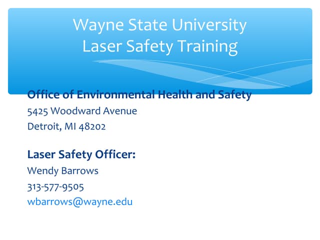 laser safety and hazards and their precautions.pptx