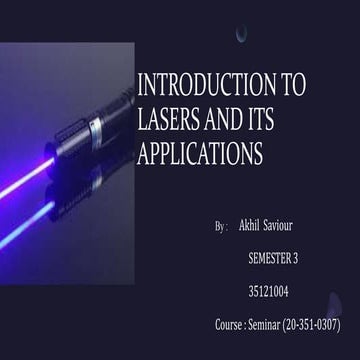 Lasers and its appplication.pptx