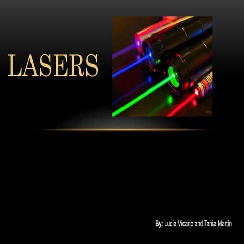 Lasers physics | PPTX