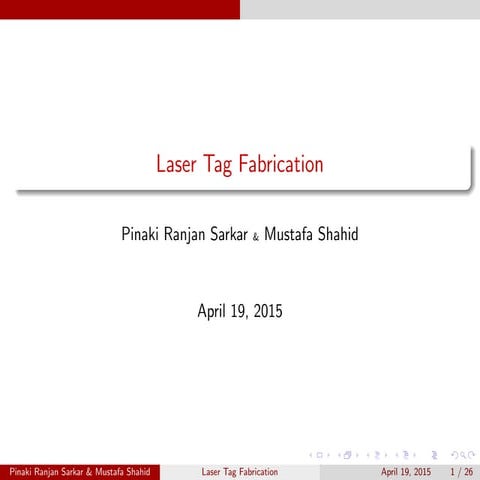 DIY: Laser tag | PPT