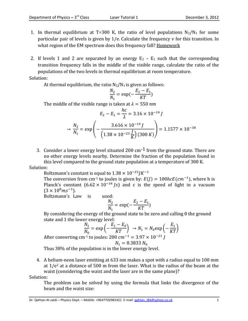 Air wedge interference | DOCX