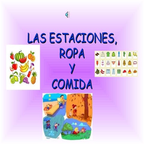 Las estaciones y la ropa | PPT