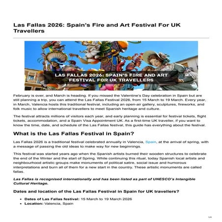 Las Fallas Presentation- Spanish festival | PPTX