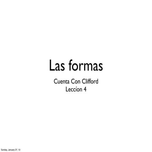 Las formas | PDF