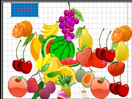 Powerpoint fruits in_spanish | PPT