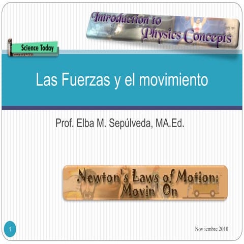 Las fuerzas y el movimiento | PPTX