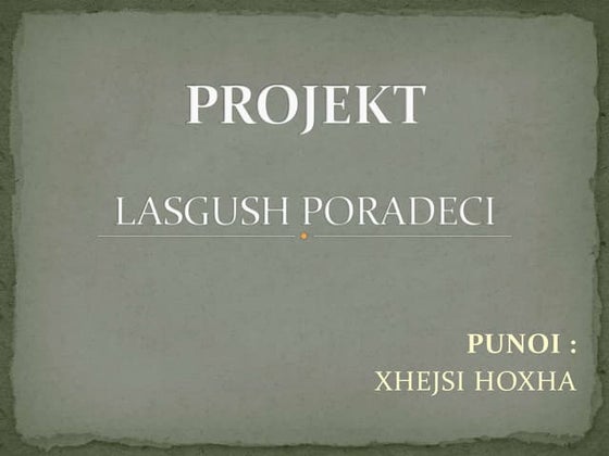 Folja ne kohen e tashme | PPT