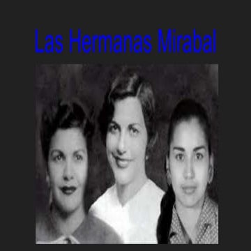 Las hermanas mirabal | PPTX