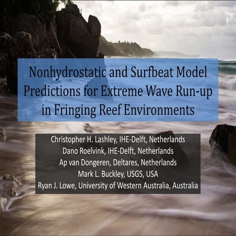 IAHR 2015 - Predicting long waves and their coastal impacts, Roelvink ...