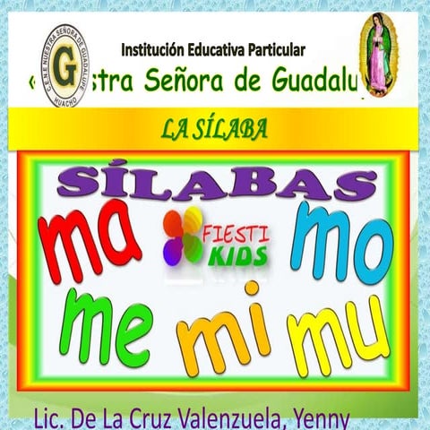 La silaba | PPTX