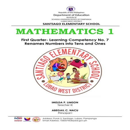 LEARNING ACTIVITY SHEET IN MATH 1 QUARTER 1docx | DOCX