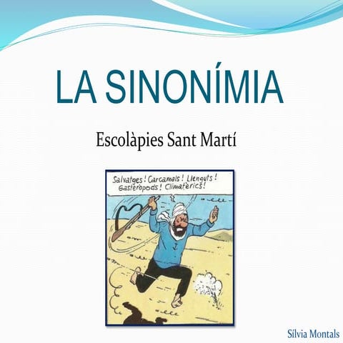 La sinonímia | PPTX