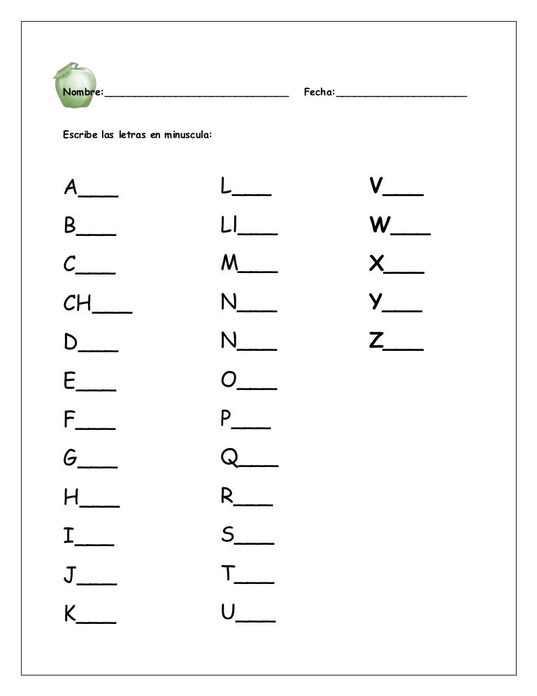 Practicar Las letras mayusculas
