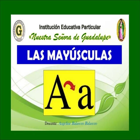 Las mayusculas | PPTX