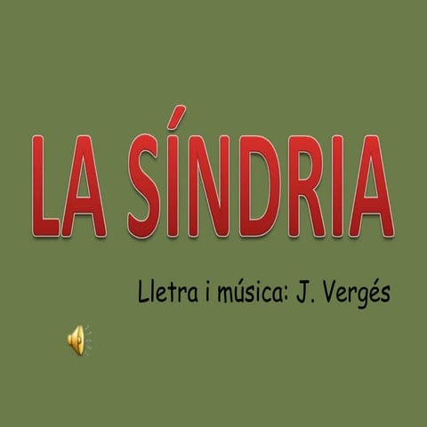 La síndria | PPTX
