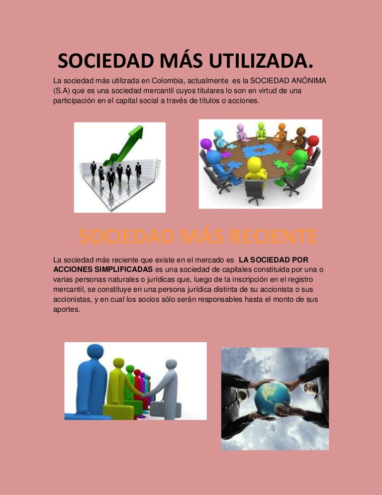 La Sociedad Más Utilizada En Colombia
