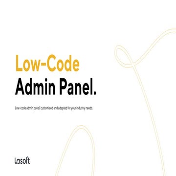 LaSoft Low Code Admin Panel Jan 2022.pdf