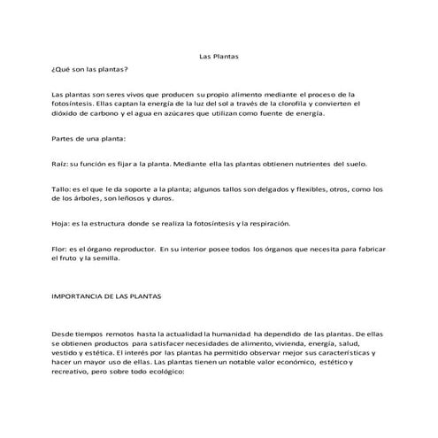 Las plantas power point | PPTX