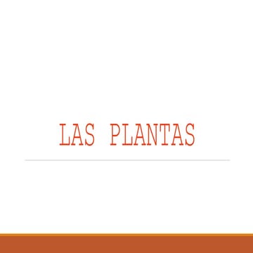 Las plantas | PPT