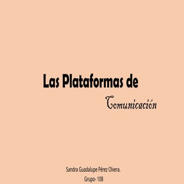 Las Plataformas de comunicacion.....pptx | Web Conferencing | Computer ...