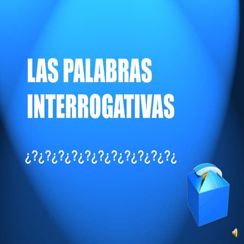 palabras interrogativas | PPT