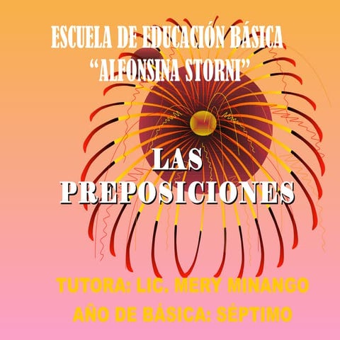 Las preposiciones | PPT