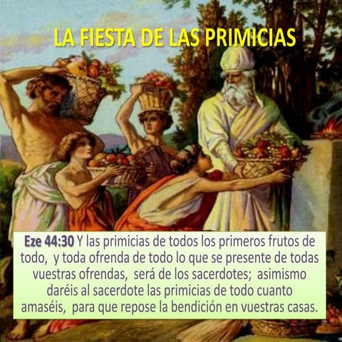 LAS PRIMICIAS | PPTX