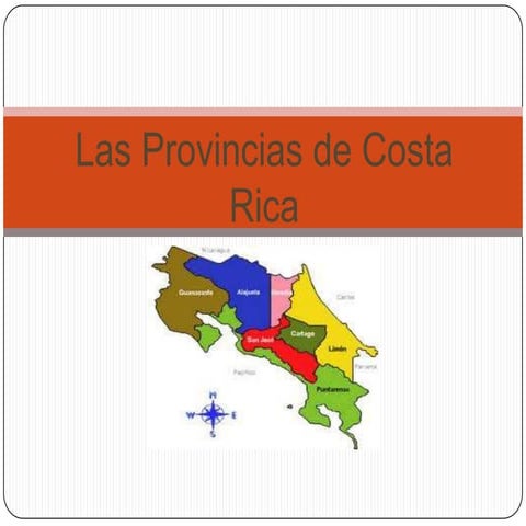 Las provincias de costa rica | PPTX