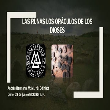 Las runas los oráculos de los dioses | PPTX