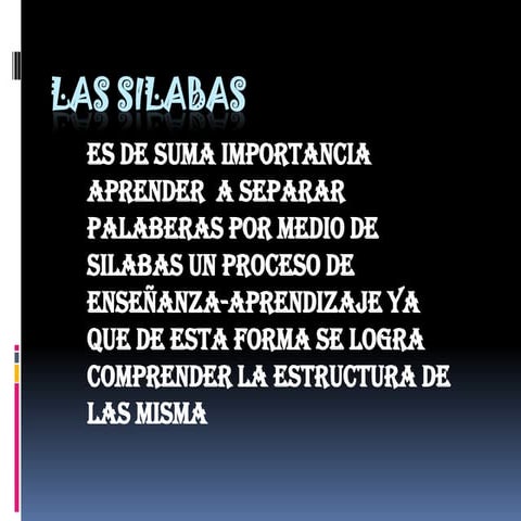Las Silabas | PPSX
