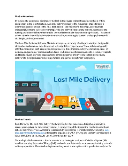 Sustainable Last mile delivery- challenges & opportunities.pdf