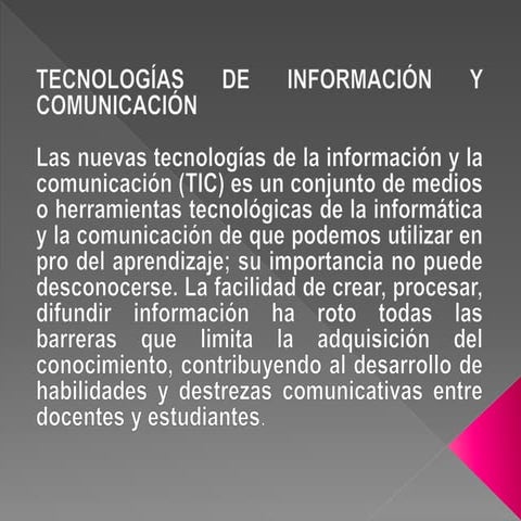 Las tic en la educación - diapositiva | PPTX