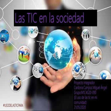 La importancia de las tic en los diferentes ámbitos laboral, educativo ...